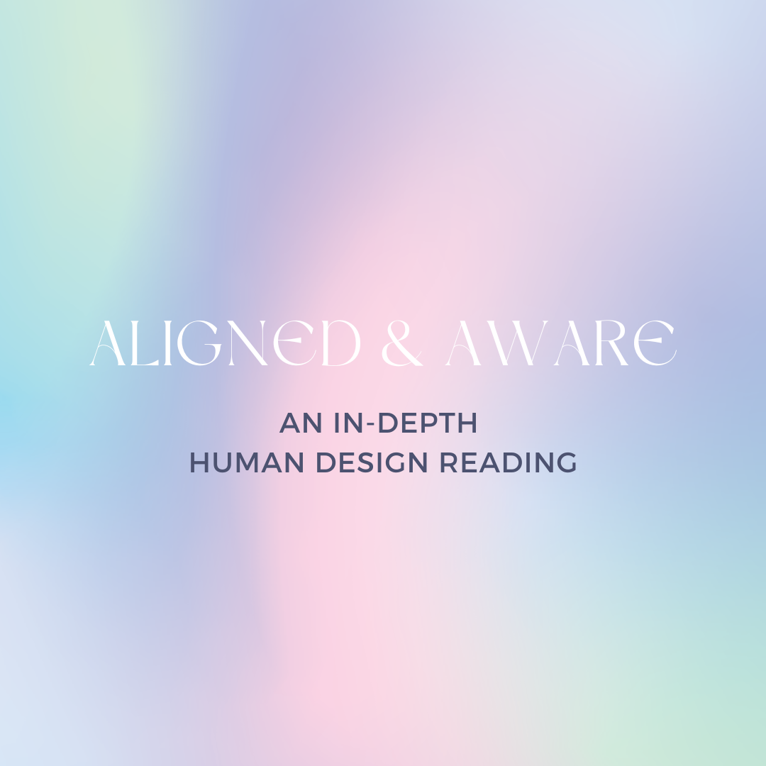 Aligned and Aware - An In-depth Human Design Reading – Manigems